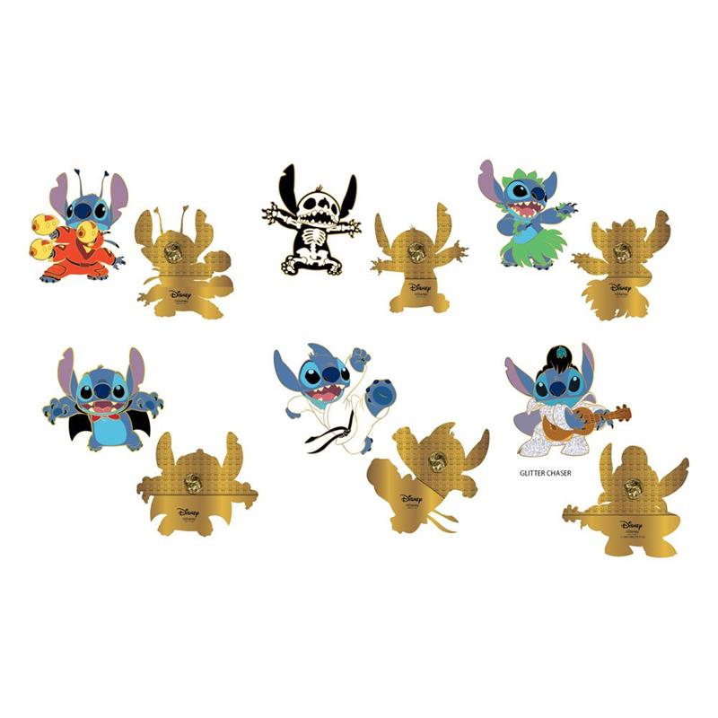 LILO & STITCH: PIN CHAPA ESMALTADA STITCH DRESS UP 4 CM (UNA UNIDAD ...